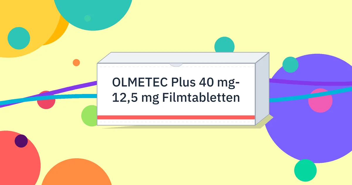 Symbolbild: Packung mit der Aufschrift OLMETEC Plus 40 mg-12,5 mg Filmtabletten (PZN 09222506) – Verfügbarkeit und Bezug in Apotheken in Frankfurt am Main