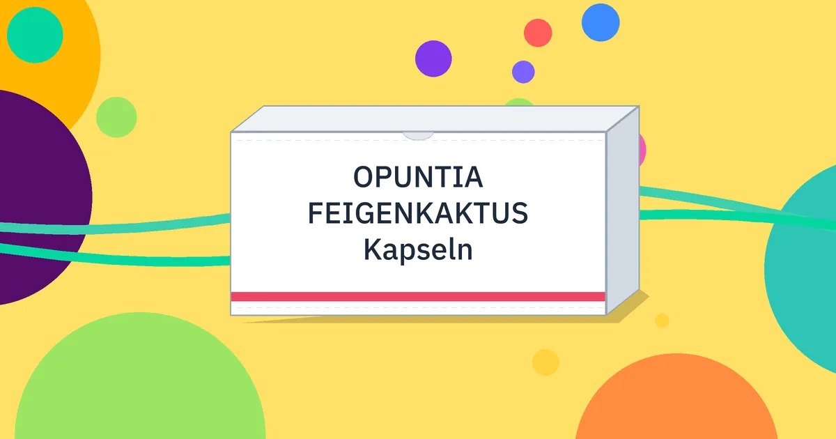 Symbolbild: Packung mit der Aufschrift OPUNTIA FEIGENKAKTUS Kapseln (PZN 01532331) – Verfügbarkeit und Bezug in Apotheken in Frankfurt am Main