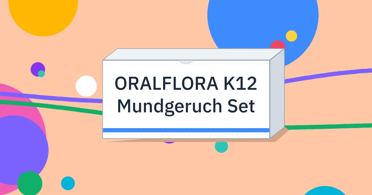 Symbolbild: Packung mit der Aufschrift ORALFLORA K12 Mundgeruch Set (PZN 12389316) – Verfügbarkeit und Bezug in Apotheken in Frankfurt am Main