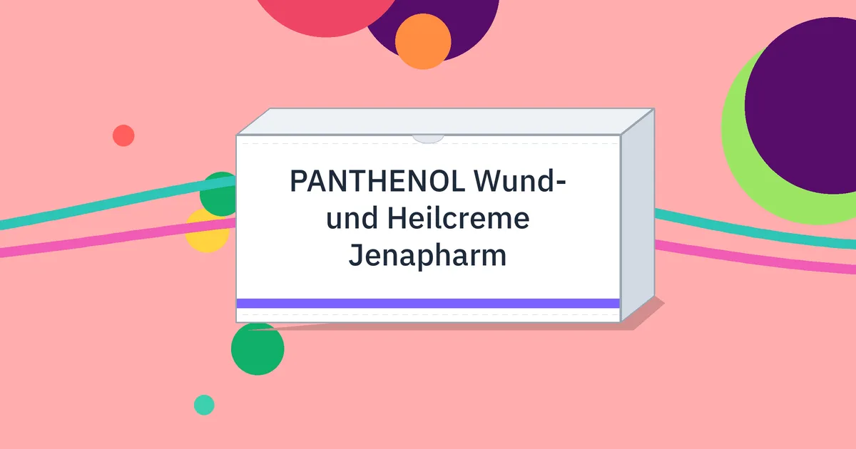 Symbolbild: Packung mit der Aufschrift PANTHENOL Wund- und Heilcreme Jenapharm (PZN 08814541) – Verfügbarkeit und Bezug in Apotheken in Frankfurt am Main