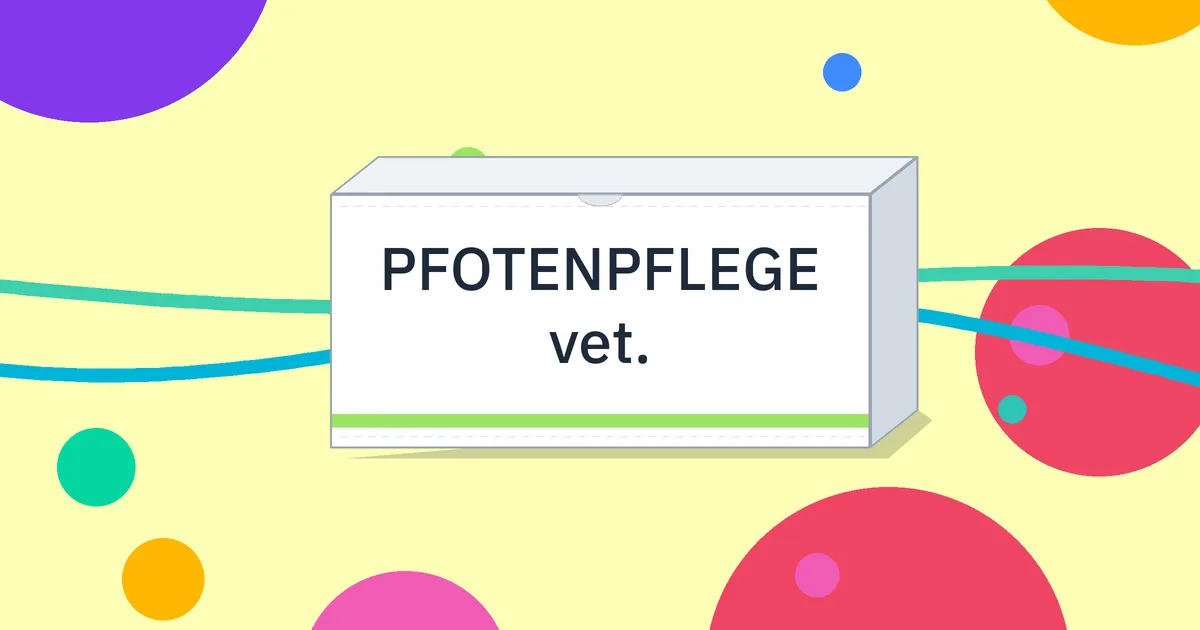 Symbolbild: Packung mit der Aufschrift PFOTENPFLEGE vet. (PZN 02491195) – Verfügbarkeit und Bezug in Apotheken in Frankfurt am Main
