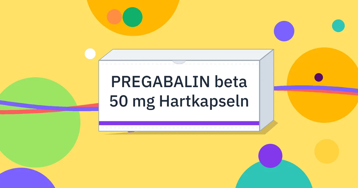 Symbolbild: Packung mit der Aufschrift PREGABALIN beta 50 mg Hartkapseln (PZN 15323921) – Verfügbarkeit und Bezug in Apotheken in Frankfurt am Main