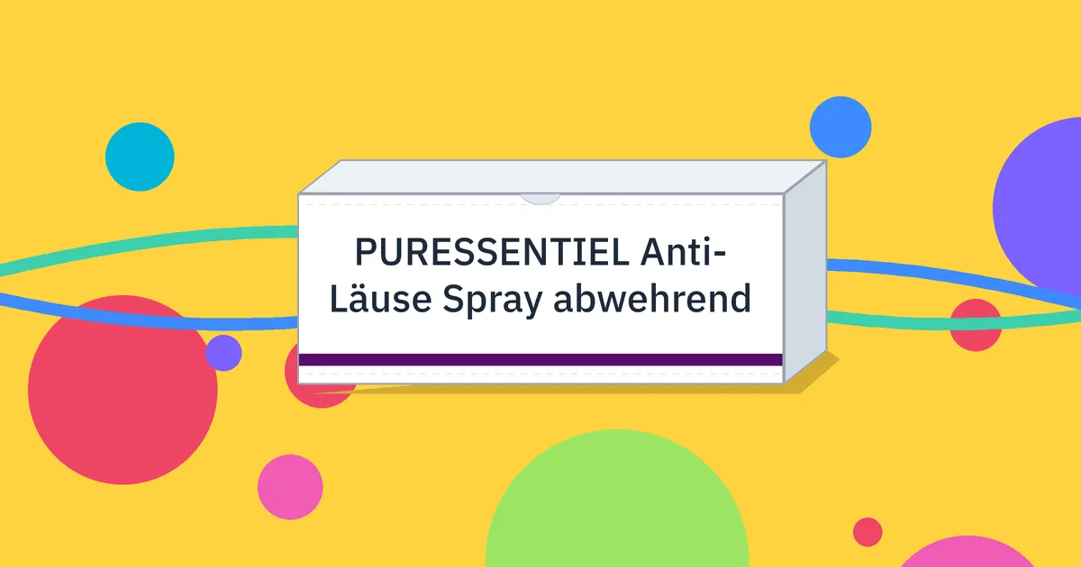 Symbolbild: Packung mit der Aufschrift PURESSENTIEL Anti-Läuse Spray abwehrend (PZN 16021926) – Verfügbarkeit und Bezug in Apotheken in Frankfurt am Main