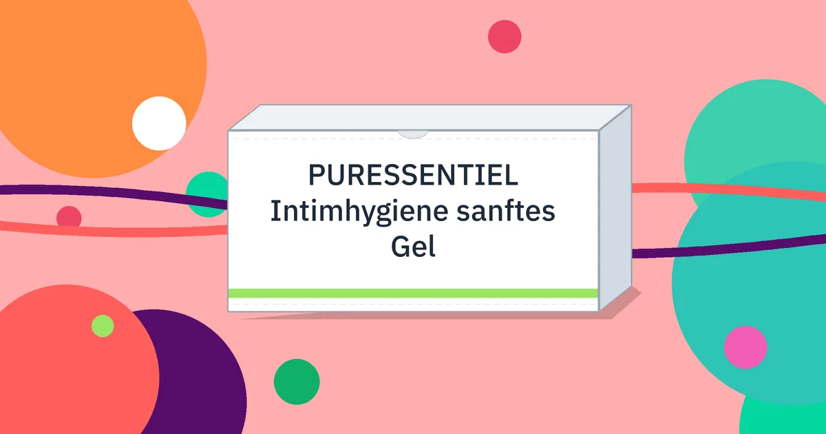 Symbolbild: Packung mit der Aufschrift PURESSENTIEL Intimhygiene sanftes Gel (PZN 19684030) – Verfügbarkeit und Bezug in Apotheken in Frankfurt am Main