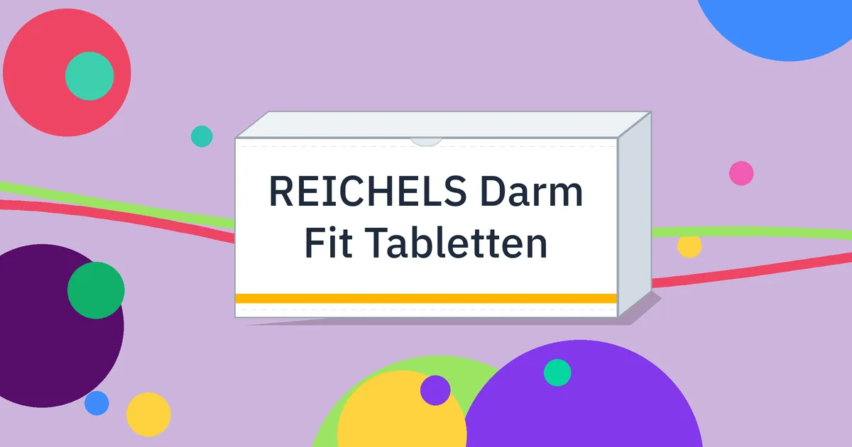 Symbolbild: Packung mit der Aufschrift REICHELS Darm Fit Tabletten (PZN 01810333) – Verfügbarkeit und Bezug in Apotheken in Frankfurt am Main