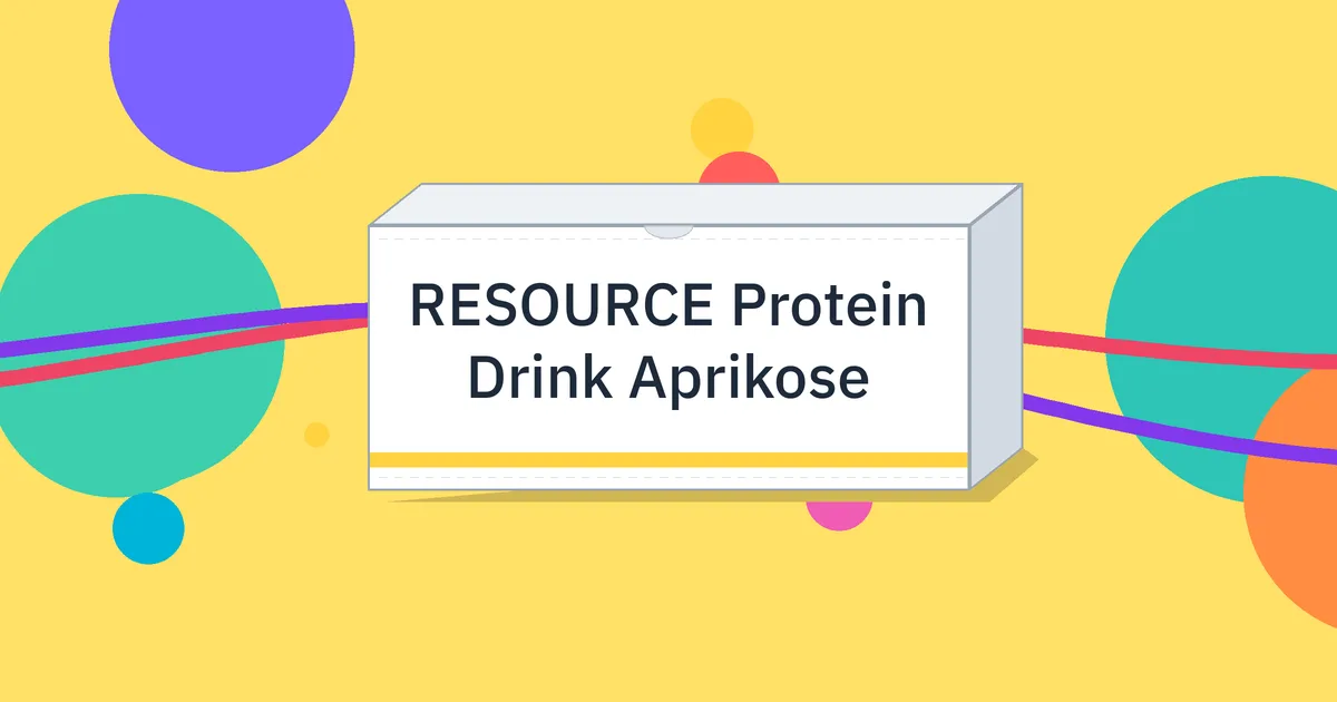 Symbolbild: Packung mit der Aufschrift RESOURCE Protein Drink Aprikose (PZN 12738018) – Verfügbarkeit und Bezug in Apotheken in Frankfurt am Main