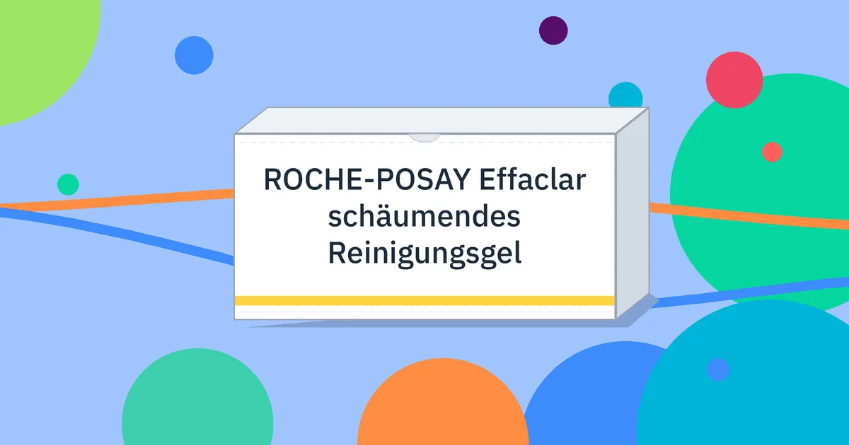 Symbolbild: Packung mit der Aufschrift ROCHE-POSAY Effaclar schäumendes Reinigungsgel (PZN 10779349) – Verfügbarkeit und Bezug in Apotheken in Frankfurt am Main