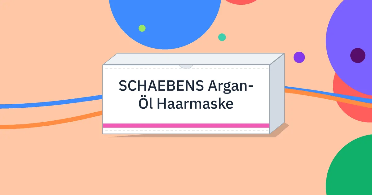 Symbolbild: Packung mit der Aufschrift SCHAEBENS Argan-Öl Haarmaske (PZN 20851349) – Verfügbarkeit und Bezug in Apotheken in Frankfurt am Main