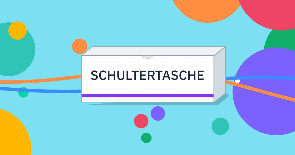 Symbolbild: Packung mit der Aufschrift SCHULTERTASCHE (PZN 01002774) – Verfügbarkeit und Bezug in Apotheken in Frankfurt am Main