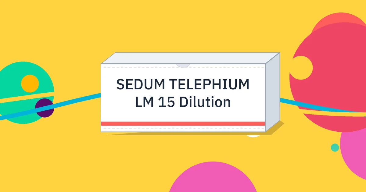Symbolbild: Packung mit der Aufschrift SEDUM TELEPHIUM LM 15 Dilution (PZN 13693938) – Verfügbarkeit und Bezug in Apotheken in Frankfurt am Main