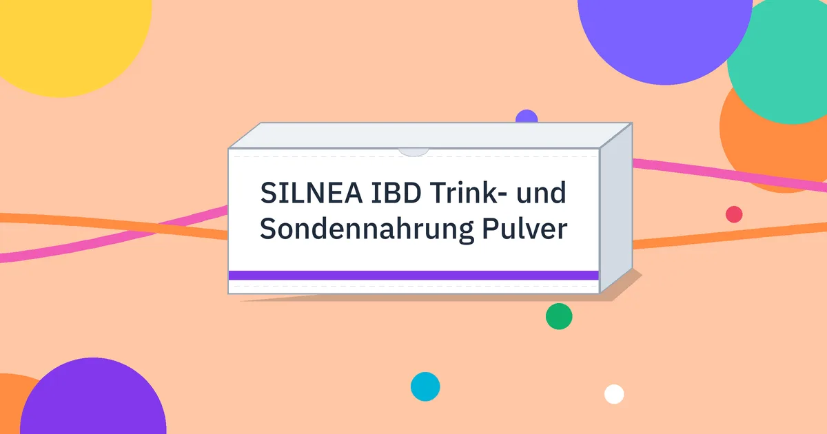 Symbolbild: Packung mit der Aufschrift SILNEA IBD Trink- und Sondennahrung Pulver (PZN 19210102) – Verfügbarkeit und Bezug in Apotheken in Frankfurt am Main