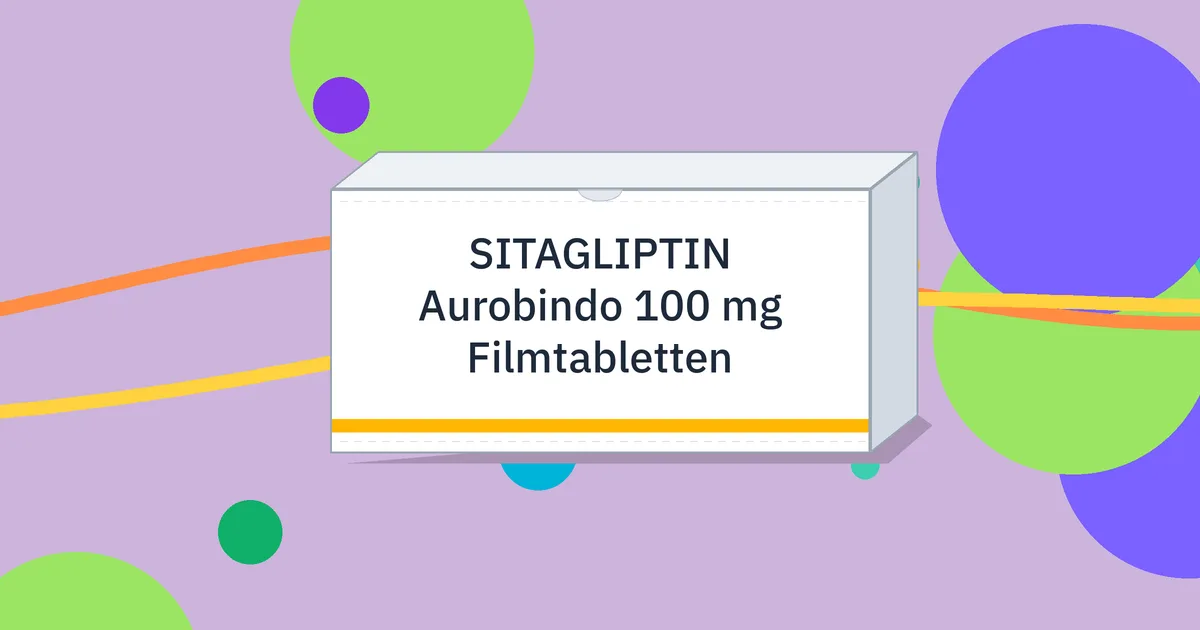 Symbolbild: Packung mit der Aufschrift SITAGLIPTIN Aurobindo 100 mg Filmtabletten (PZN 17845003) – Verfügbarkeit und Bezug in Apotheken in Frankfurt am Main