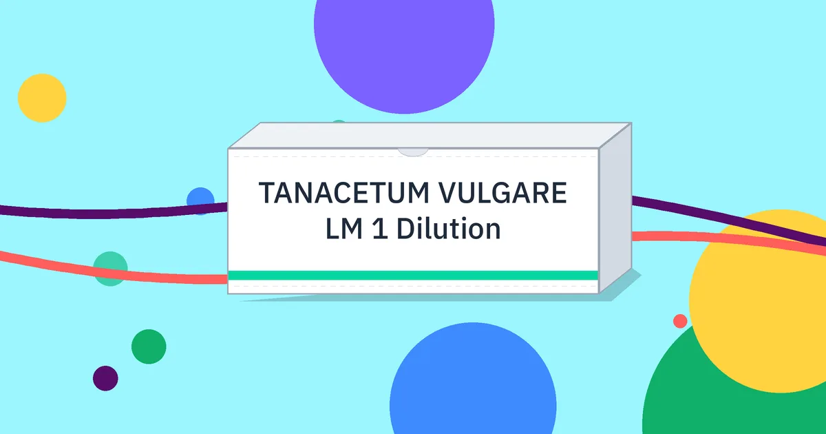 Symbolbild: Packung mit der Aufschrift TANACETUM VULGARE LM 1 Dilution (PZN 13212873) – Verfügbarkeit und Bezug in Apotheken in Frankfurt am Main