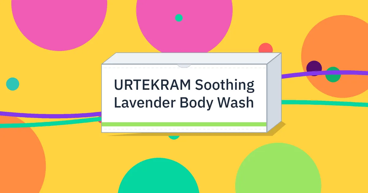 Symbolbild: Packung mit der Aufschrift URTEKRAM Soothing Lavender Body Wash (PZN 19478193) – Verfügbarkeit und Bezug in Apotheken in Frankfurt am Main
