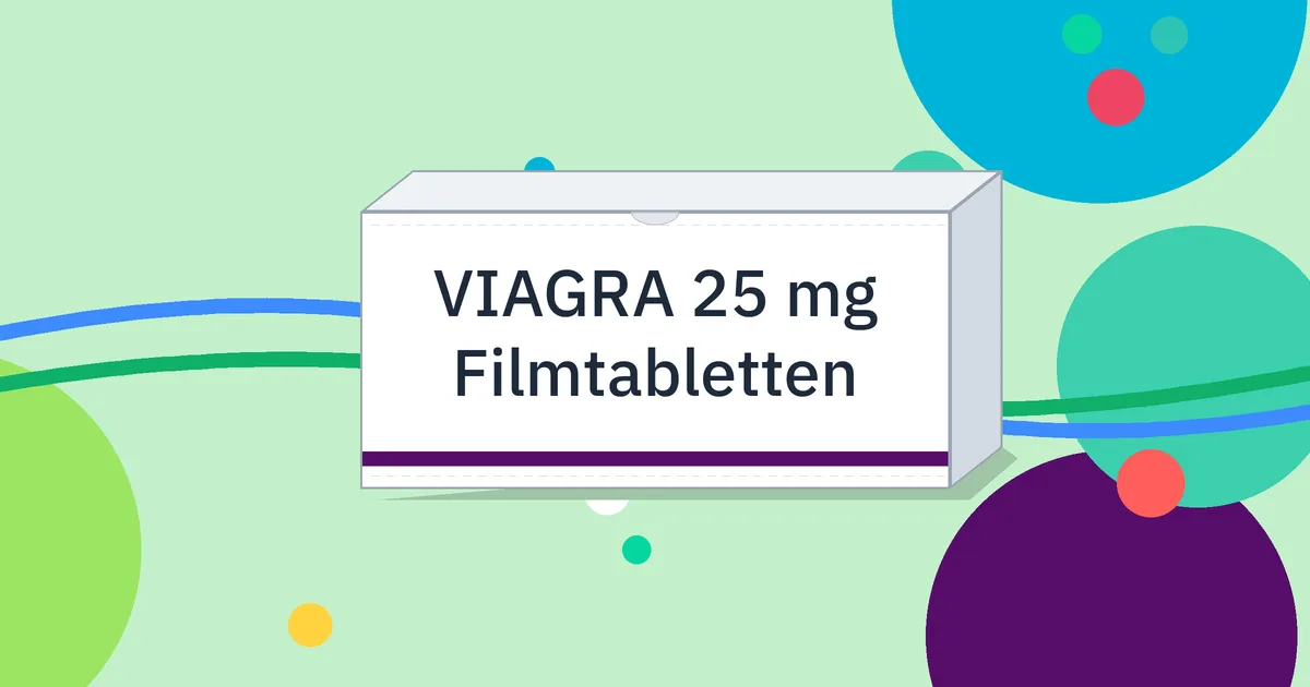Symbolbild: Packung mit der Aufschrift VIAGRA 25 mg Filmtabletten (PZN 17637150) – Verfügbarkeit und Bezug in Apotheken in Frankfurt am Main