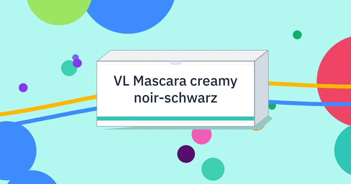 Symbolbild: Packung mit der Aufschrift VL Mascara creamy noir-schwarz (PZN 11002456) – Verfügbarkeit und Bezug in Apotheken in Frankfurt am Main