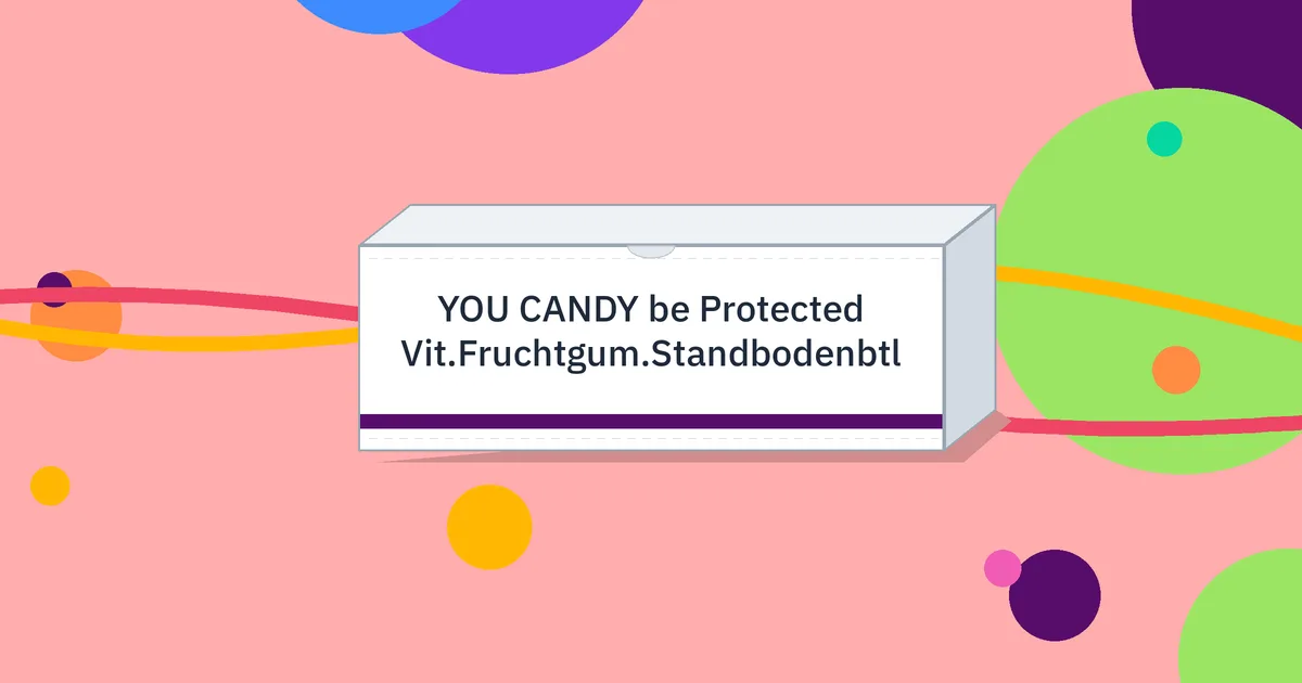 Symbolbild: Packung mit der Aufschrift YOU CANDY be Protected Vit.Fruchtgum.Standbodenbtl (PZN 16866339) – Verfügbarkeit und Bezug in Apotheken in Frankfurt am Main