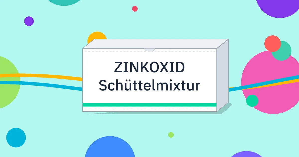 Symbolbild: Packung mit der Aufschrift ZINKOXID Schüttelmixtur (PZN 18432496) – Verfügbarkeit und Bezug in Apotheken in Frankfurt am Main