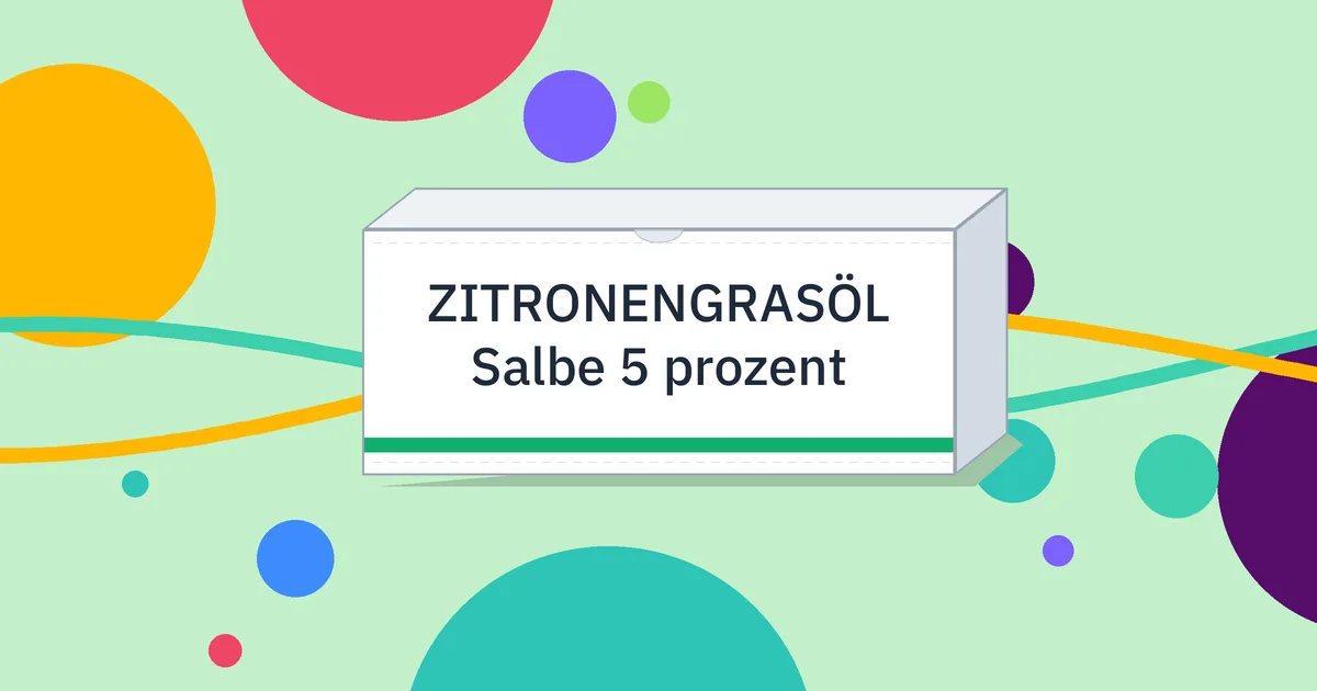 Symbolbild: Packung mit der Aufschrift ZITRONENGRASÖL Salbe 5 prozent (PZN 18180385) – Verfügbarkeit und Bezug in Apotheken in Frankfurt am Main