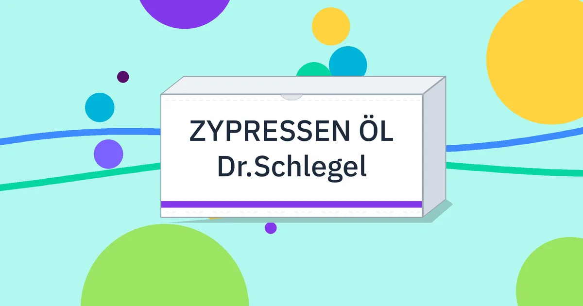 Symbolbild: Packung mit der Aufschrift ZYPRESSEN ÖL Dr.Schlegel (PZN 04896884) – Verfügbarkeit und Bezug in Apotheken in Frankfurt am Main