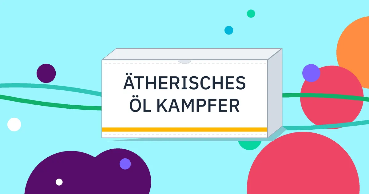 Symbolbild: Packung mit der Aufschrift ÄTHERISCHES ÖL KAMPFER (PZN 20026906) – Verfügbarkeit und Bezug in Apotheken in Frankfurt am Main