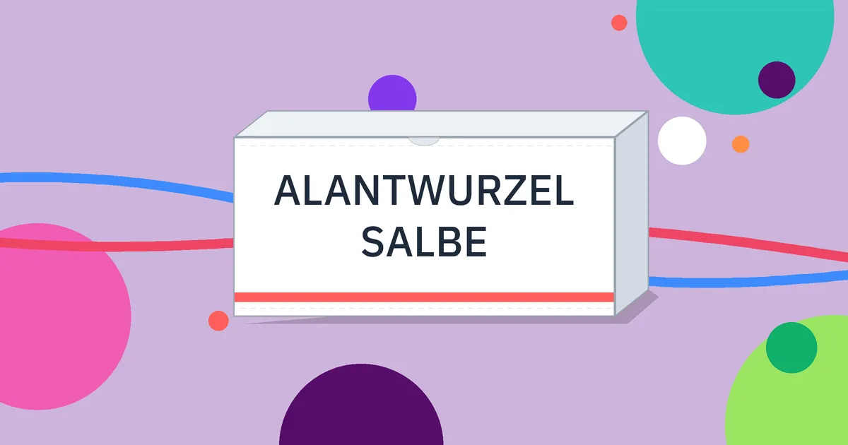 Symbolbild: Packung mit der Aufschrift ALANTWURZEL SALBE (PZN 17910114) – Verfügbarkeit und Bezug in Apotheken in Frankfurt am Main