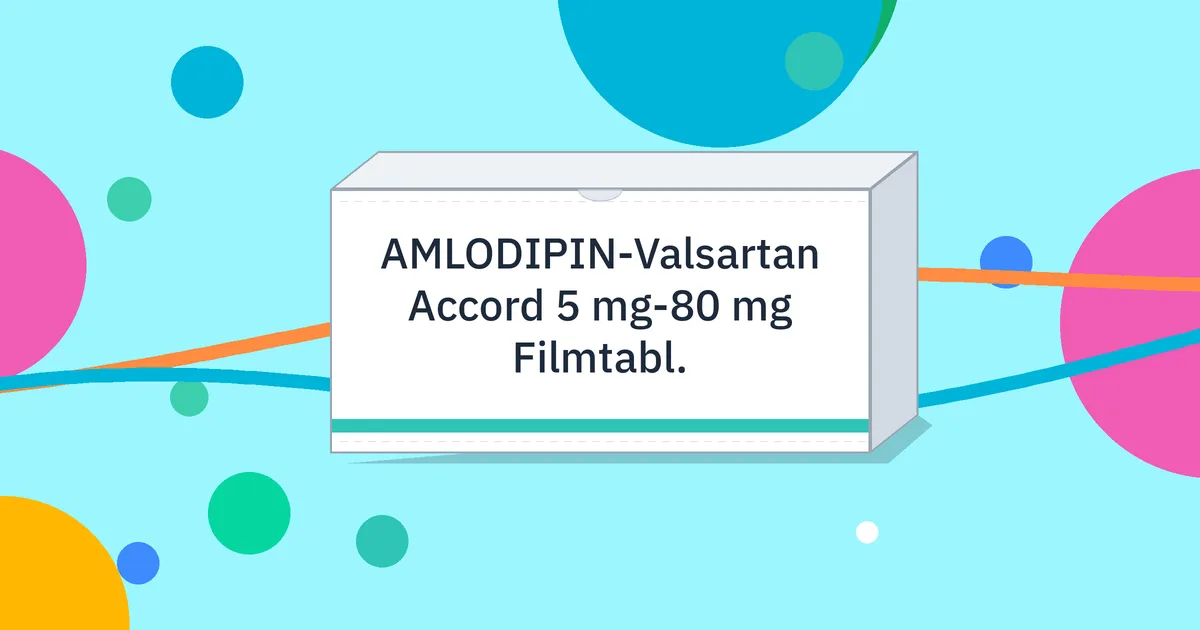 Symbolbild: Packung mit der Aufschrift AMLODIPIN-Valsartan Accord 5 mg-80 mg Filmtabl. (PZN 17844386) – Verfügbarkeit und Bezug in Apotheken in Frankfurt am Main