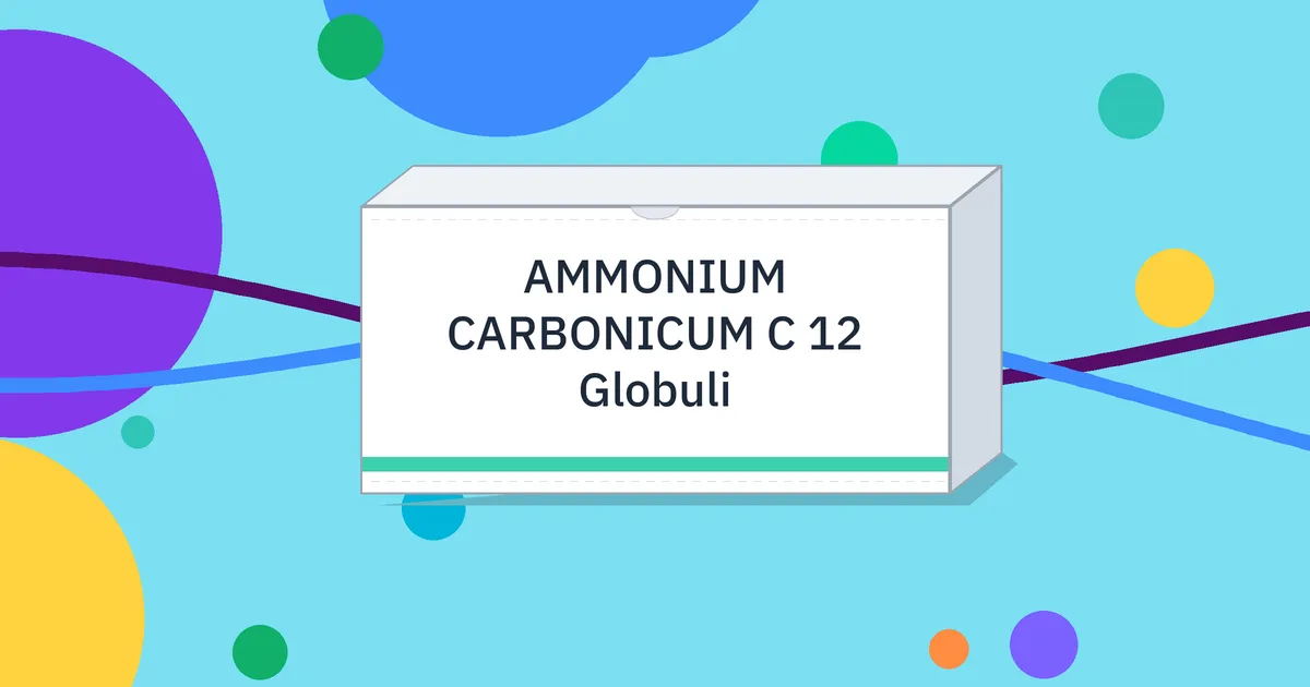 Symbolbild: Packung mit der Aufschrift AMMONIUM CARBONICUM C 12 Globuli (PZN 19715782) – Verfügbarkeit und Bezug in Apotheken in Frankfurt am Main