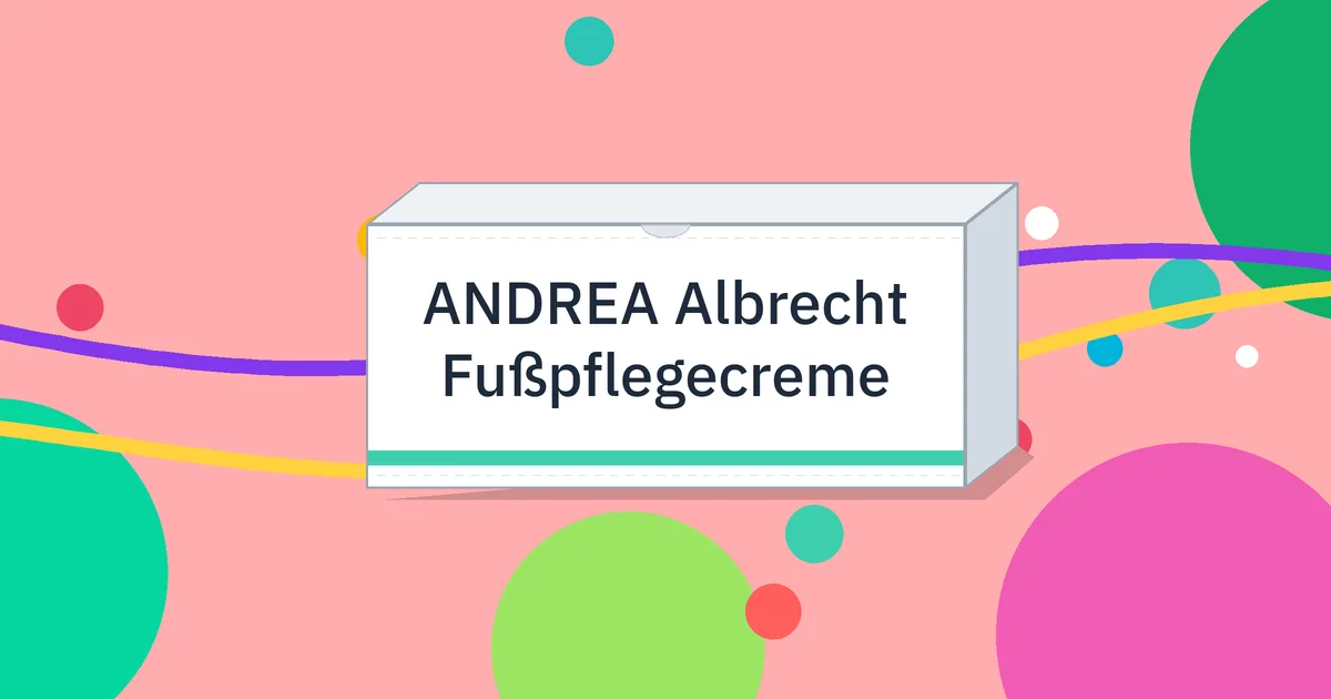 Symbolbild: Packung mit der Aufschrift ANDREA Albrecht Fußpflegecreme (PZN 09935353) – Verfügbarkeit und Bezug in Apotheken in Frankfurt am Main