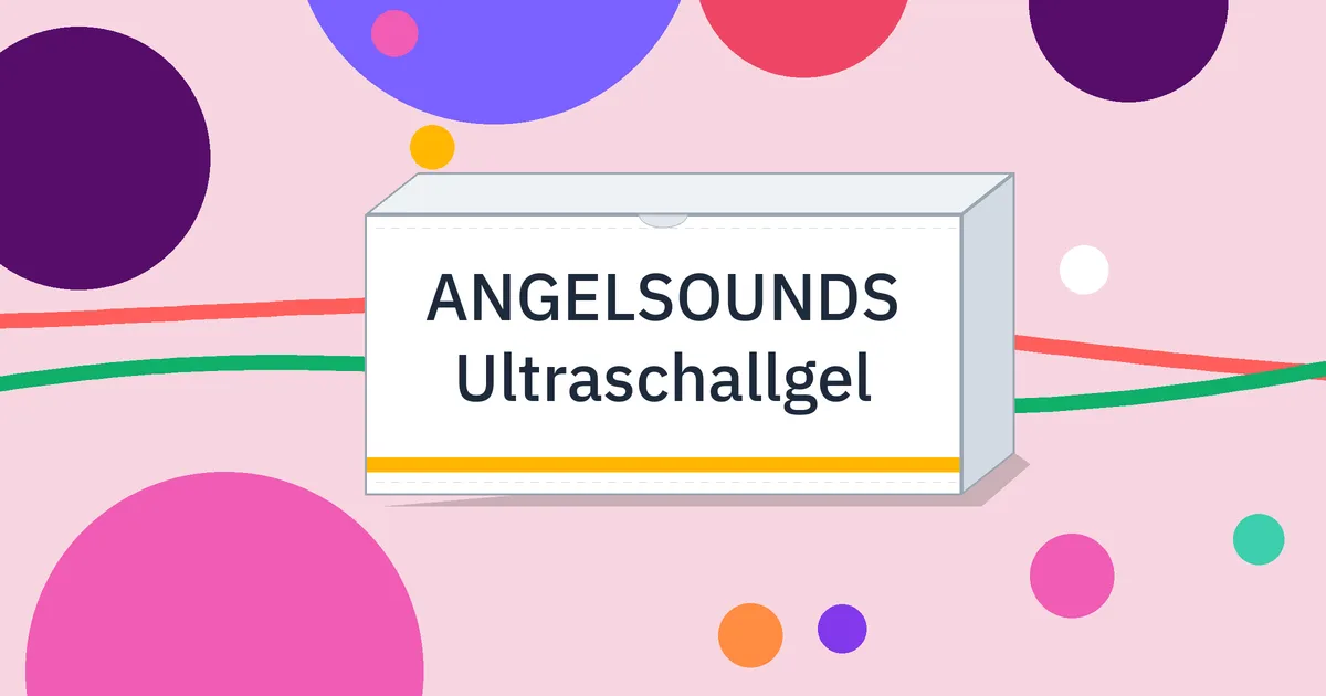 Symbolbild: Packung mit der Aufschrift ANGELSOUNDS Ultraschallgel (PZN 03423899) – Verfügbarkeit und Bezug in Apotheken in Frankfurt am Main