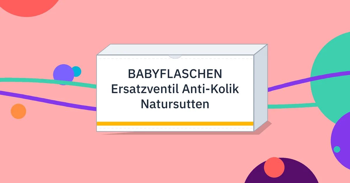 Symbolbild: Packung mit der Aufschrift BABYFLASCHEN Ersatzventil Anti-Kolik Natursutten (PZN 17618856) – Verfügbarkeit und Bezug in Apotheken in Frankfurt am Main