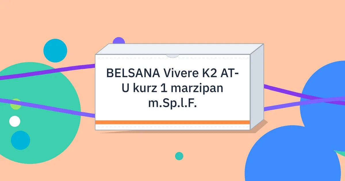 Symbolbild: Packung mit der Aufschrift BELSANA Vivere K2 AT-U kurz 1 marzipan m.Sp.l.F. (PZN 12183282) – Verfügbarkeit und Bezug in Apotheken in Frankfurt am Main