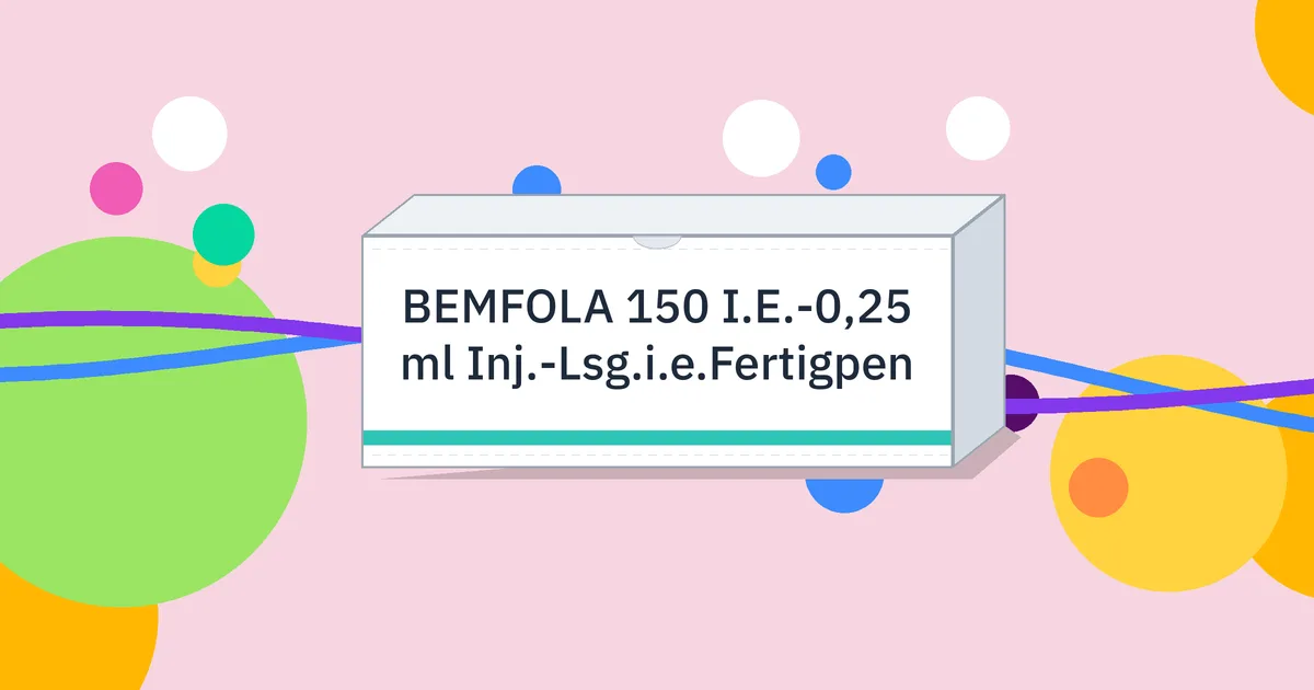 Symbolbild: Packung mit der Aufschrift BEMFOLA 150 I.E.-0,25 ml Inj.-Lsg.i.e.Fertigpen (PZN 17824449) – Verfügbarkeit und Bezug in Apotheken in Frankfurt am Main