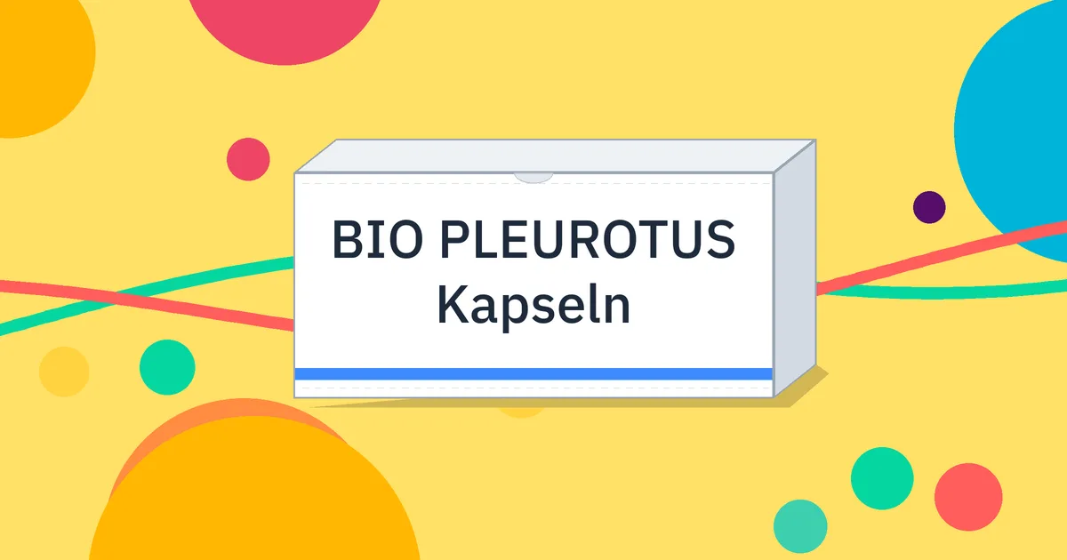Symbolbild: Packung mit der Aufschrift BIO PLEUROTUS Kapseln (PZN 10790055) – Verfügbarkeit und Bezug in Apotheken in Frankfurt am Main