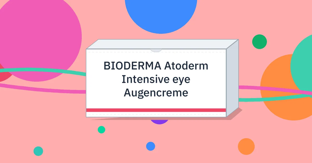 Symbolbild: Packung mit der Aufschrift BIODERMA Atoderm Intensive eye Augencreme (PZN 17612701) – Verfügbarkeit und Bezug in Apotheken in Frankfurt am Main