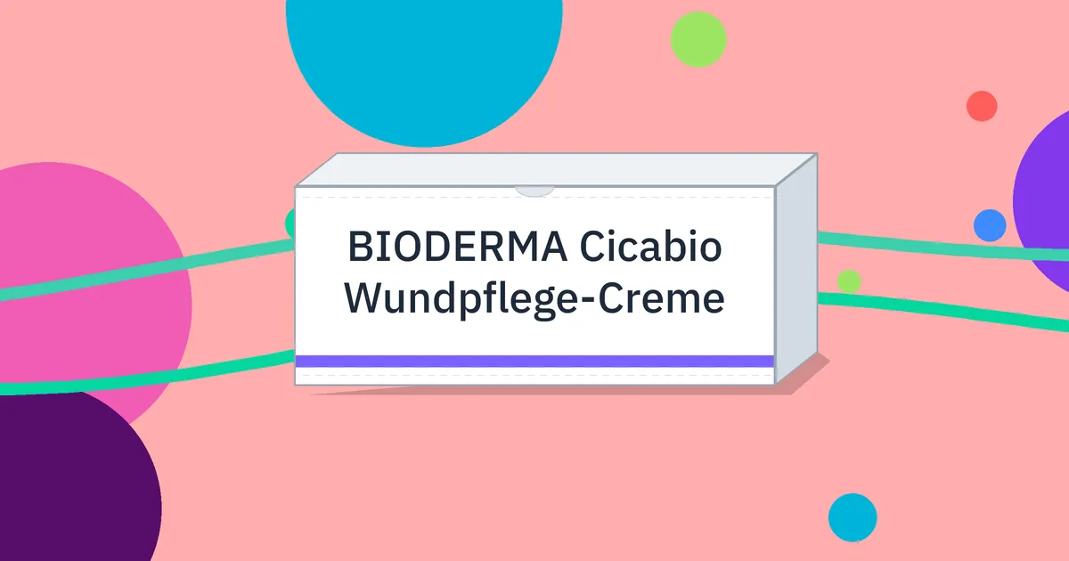 Symbolbild: Packung mit der Aufschrift BIODERMA Cicabio Wundpflege-Creme (PZN 05117942) – Verfügbarkeit und Bezug in Apotheken in Frankfurt am Main