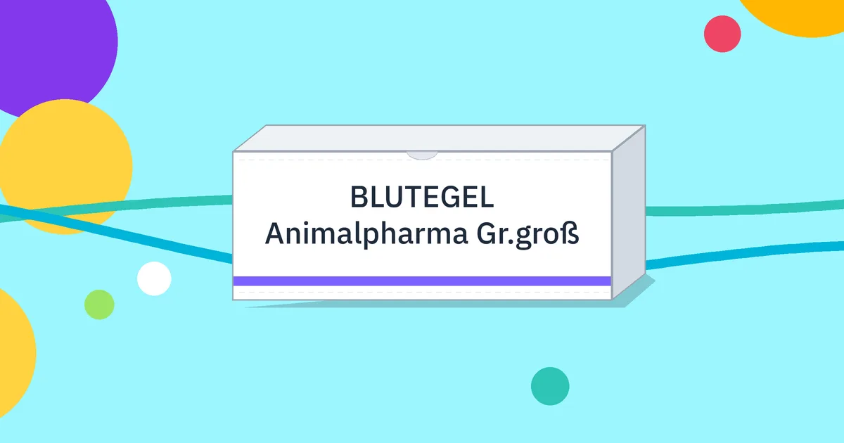 Symbolbild: Packung mit der Aufschrift BLUTEGEL Animalpharma Gr.groß (PZN 19787557) – Verfügbarkeit und Bezug in Apotheken in Frankfurt am Main