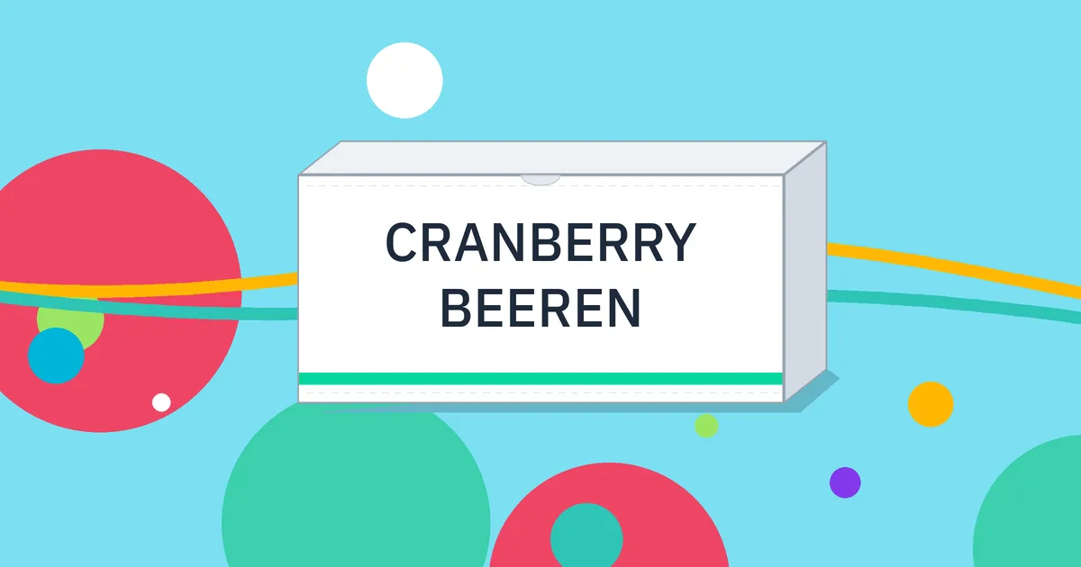 Symbolbild: Packung mit der Aufschrift CRANBERRY BEEREN (PZN 09464971) – Verfügbarkeit und Bezug in Apotheken in Frankfurt am Main