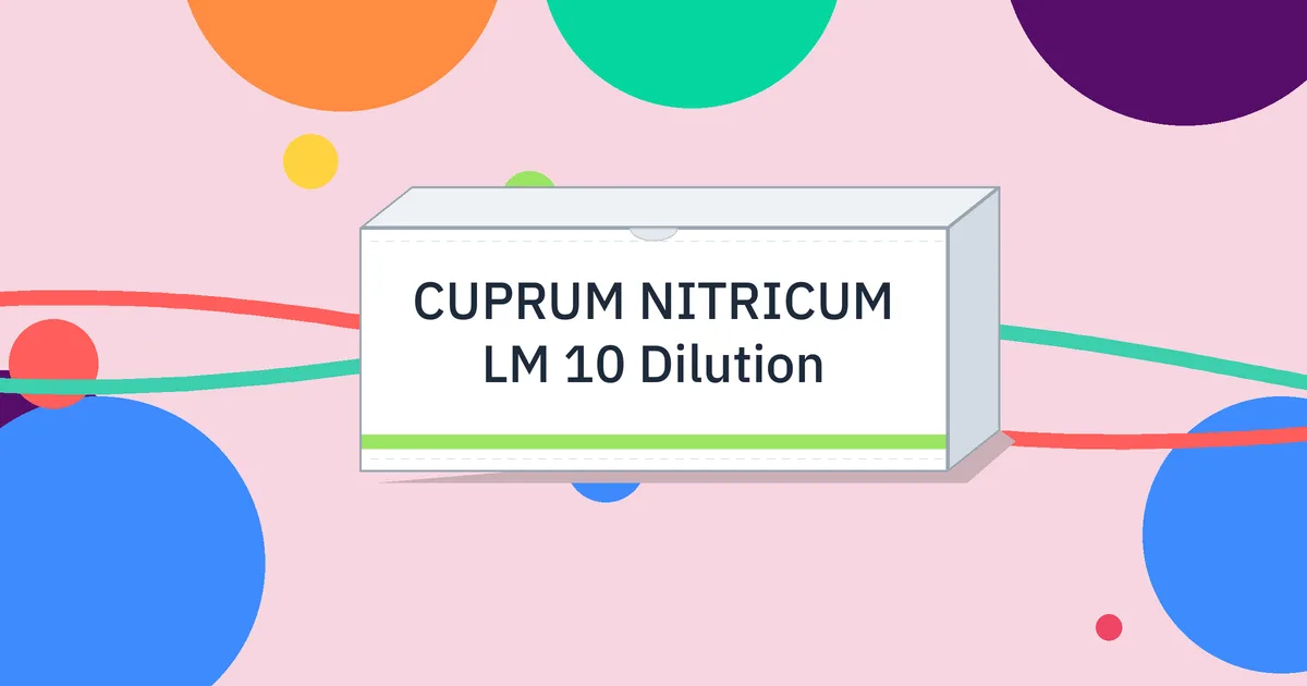 Symbolbild: Packung mit der Aufschrift CUPRUM NITRICUM LM 10 Dilution (PZN 12838553) – Verfügbarkeit und Bezug in Apotheken in Frankfurt am Main