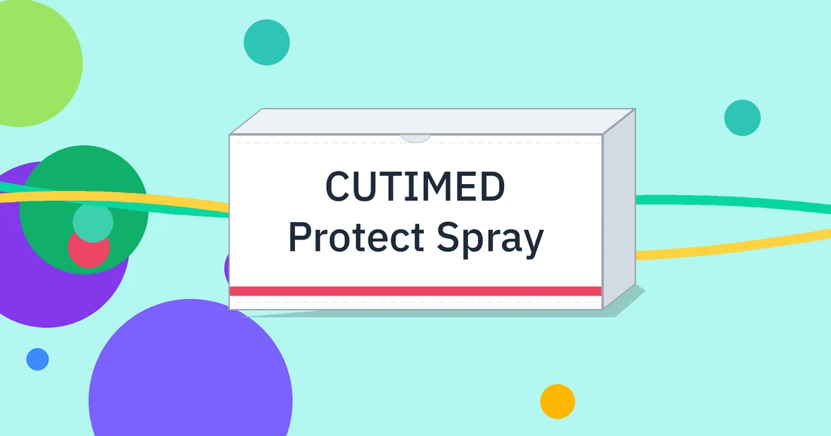 Symbolbild: Packung mit der Aufschrift CUTIMED Protect Spray (PZN 06941821) – Verfügbarkeit und Bezug in Apotheken in Frankfurt am Main
