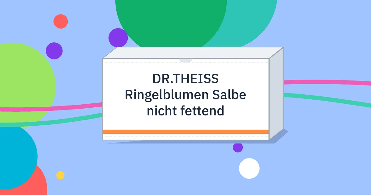 Symbolbild: Packung mit der Aufschrift DR.THEISS Ringelblumen Salbe nicht fettend (PZN 04123917) – Verfügbarkeit und Bezug in Apotheken in Frankfurt am Main