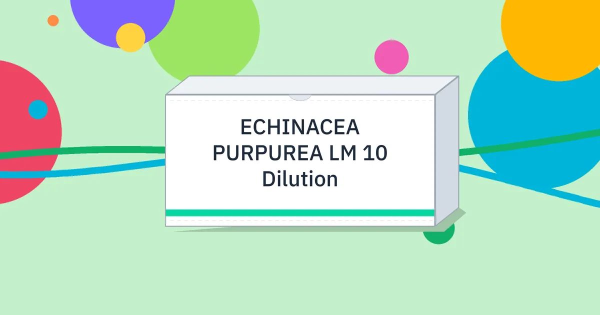 Symbolbild: Packung mit der Aufschrift ECHINACEA PURPUREA LM 10 Dilution (PZN 13468377) – Verfügbarkeit und Bezug in Apotheken in Frankfurt am Main