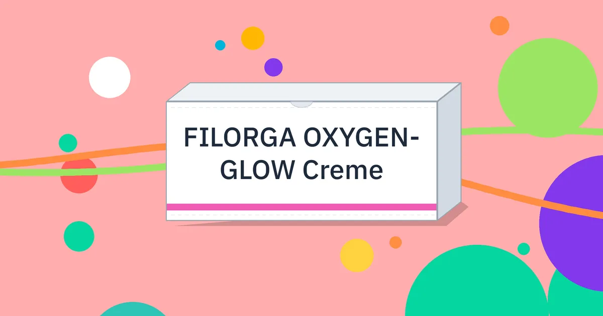 Symbolbild: Packung mit der Aufschrift FILORGA OXYGEN-GLOW Creme (PZN 18898875) – Verfügbarkeit und Bezug in Apotheken in Frankfurt am Main
