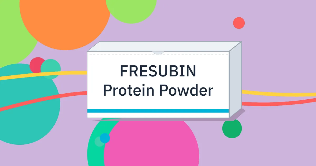Symbolbild: Packung mit der Aufschrift FRESUBIN Protein Powder (PZN 20323082) – Verfügbarkeit und Bezug in Apotheken in Frankfurt am Main