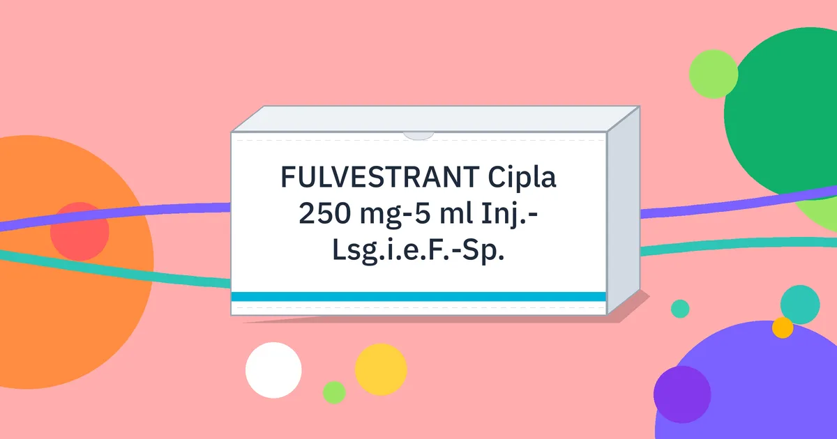 Symbolbild: Packung mit der Aufschrift FULVESTRANT Cipla 250 mg-5 ml Inj.-Lsg.i.e.F.-Sp. (PZN 16821360) – Verfügbarkeit und Bezug in Apotheken in Frankfurt am Main