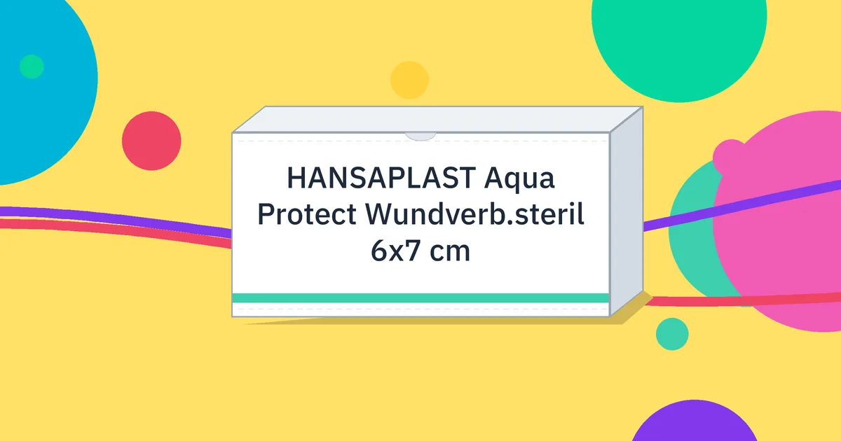 Symbolbild: Packung mit der Aufschrift HANSAPLAST Aqua Protect Wundverb.steril 6x7 cm (PZN 16760167) – Verfügbarkeit und Bezug in Apotheken in Frankfurt am Main
