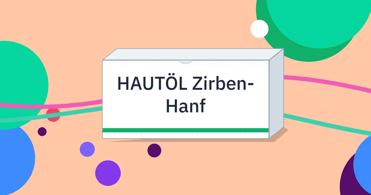 Symbolbild: Packung mit der Aufschrift HAUTÖL Zirben-Hanf (PZN 20600995) – Verfügbarkeit und Bezug in Apotheken in Frankfurt am Main