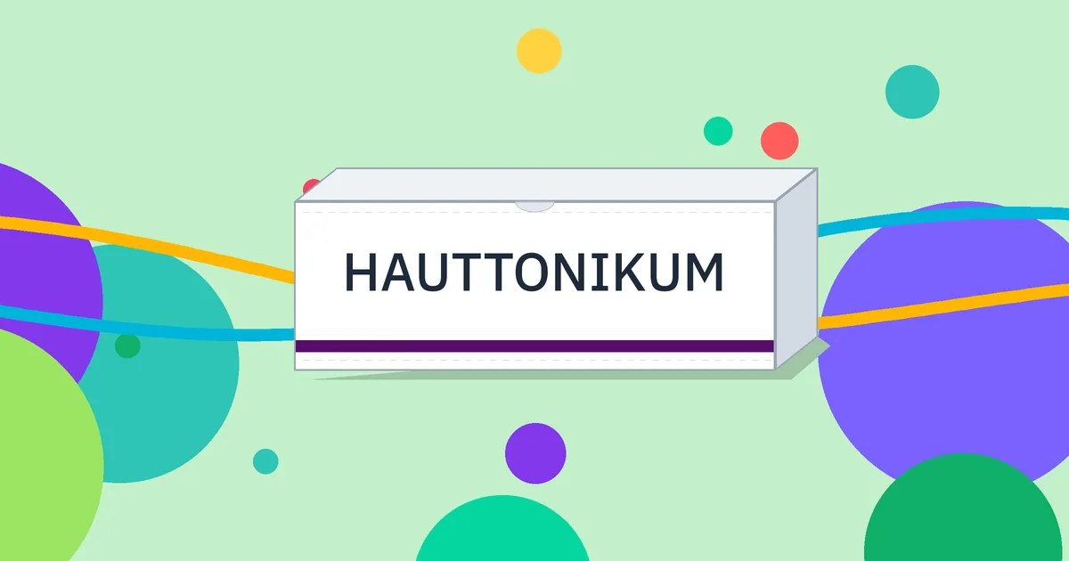 Symbolbild: Packung mit der Aufschrift HAUTTONIKUM (PZN 07568703) – Verfügbarkeit und Bezug in Apotheken in Frankfurt am Main