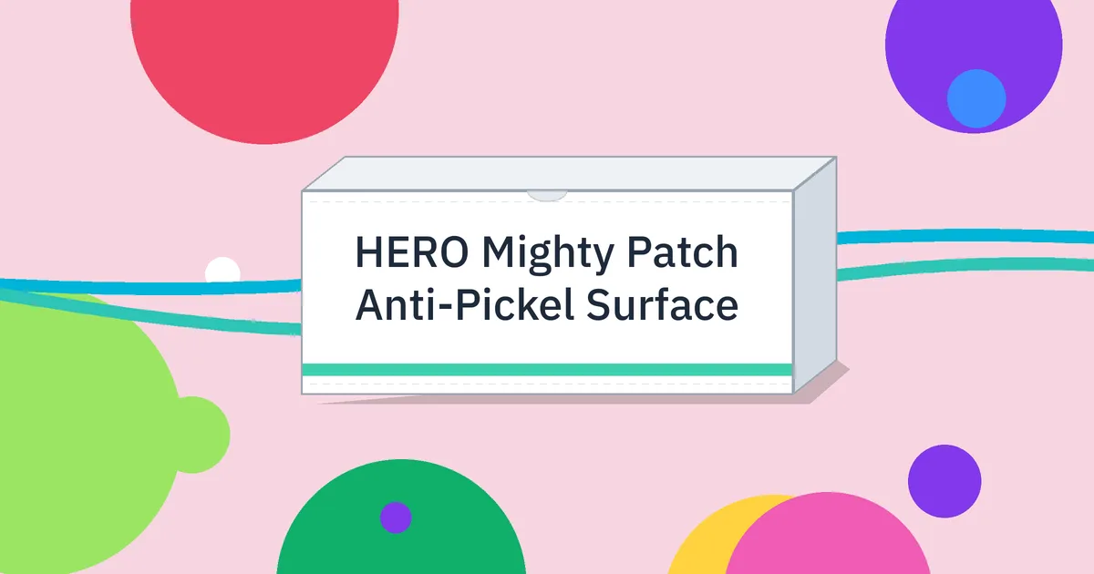 Symbolbild: Packung mit der Aufschrift HERO Mighty Patch Anti-Pickel Surface (PZN 18707088) – Verfügbarkeit und Bezug in Apotheken in Frankfurt am Main