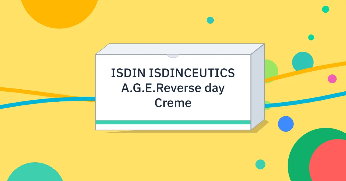 Symbolbild: Packung mit der Aufschrift ISDIN ISDINCEUTICS A.G.E.Reverse day Creme (PZN 16015877) – Verfügbarkeit und Bezug in Apotheken in Frankfurt am Main